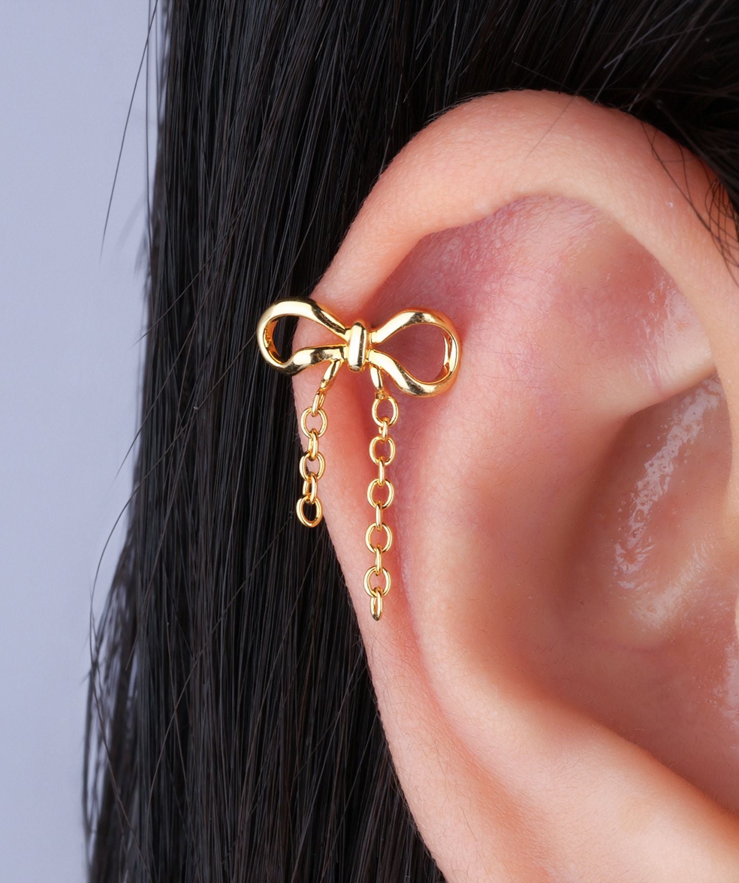 Sweet Bow Chain Drop – OumoJewelry